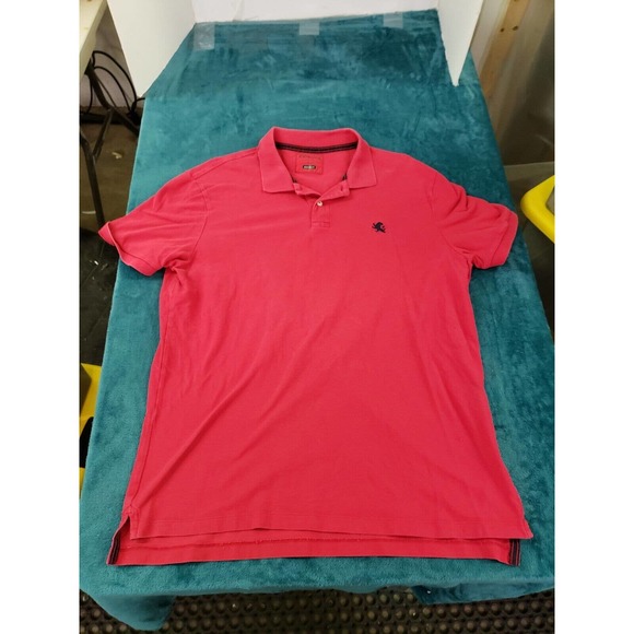 Express | Shirts | Express Mens Red Short Sleeve Pique Polo Shirt Sz ...